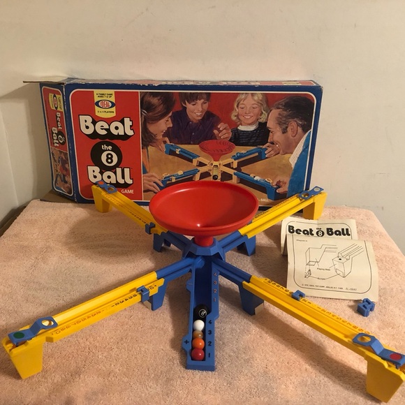 ideal | Games | Vintage 975 Ideal Beat The 8 Ball Game Missing The ...